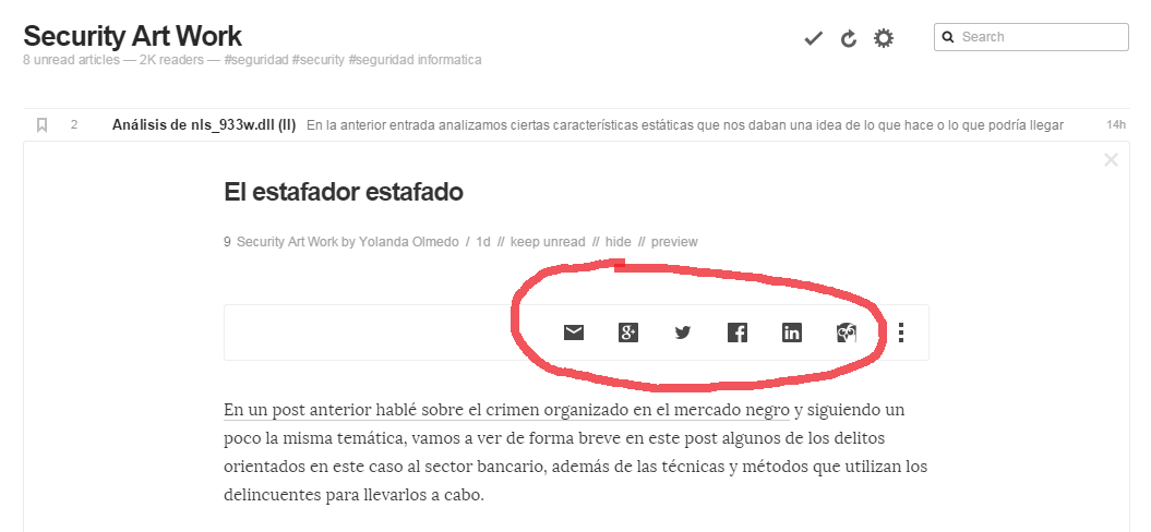 Formas de compartir con Feedly - Nambaruan, agencia de ventas Formas de compartir con Feedly - Nambaruan, agencia de ventas